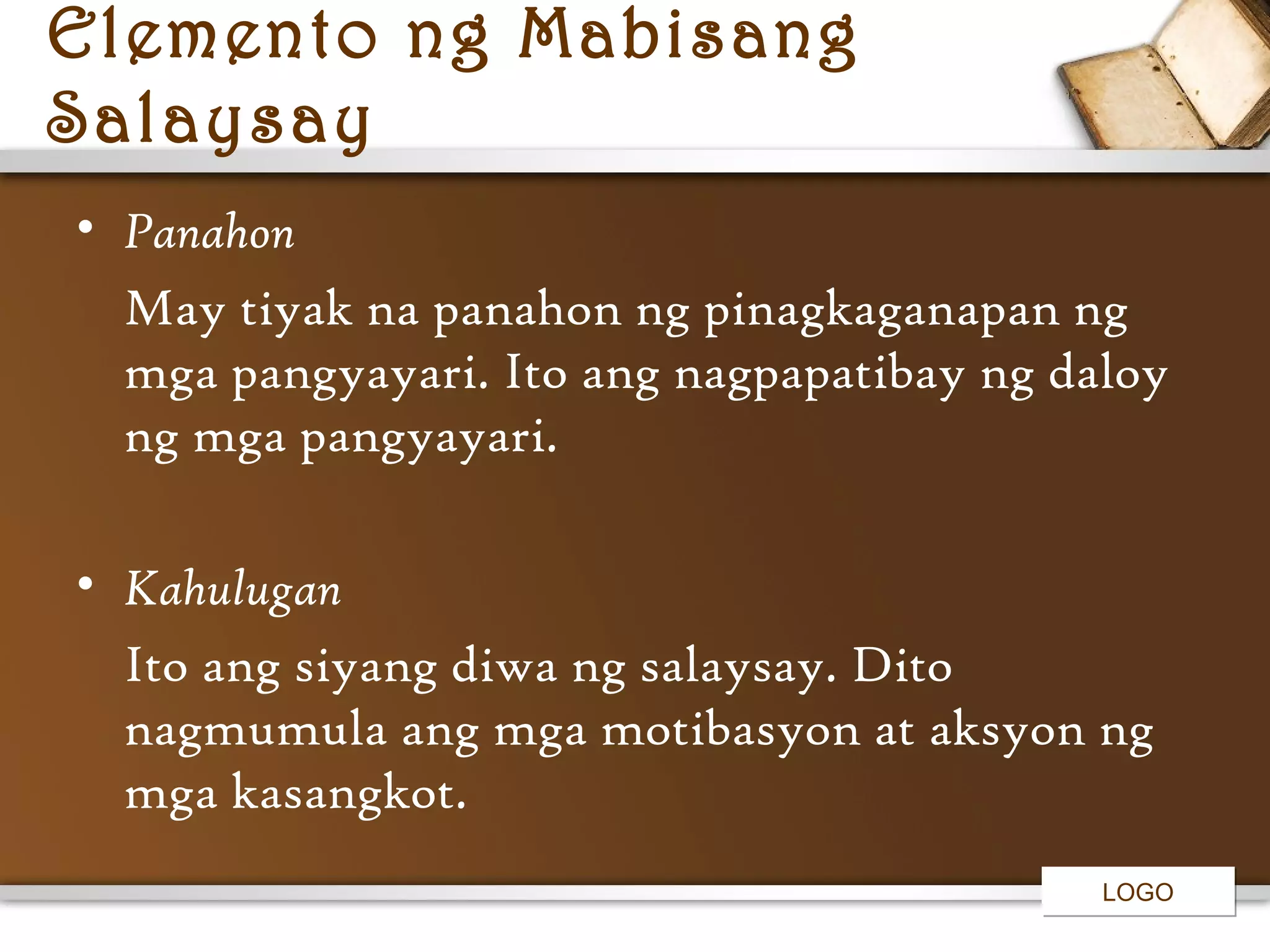 Filipino: Pagsasalaysay | PPT
