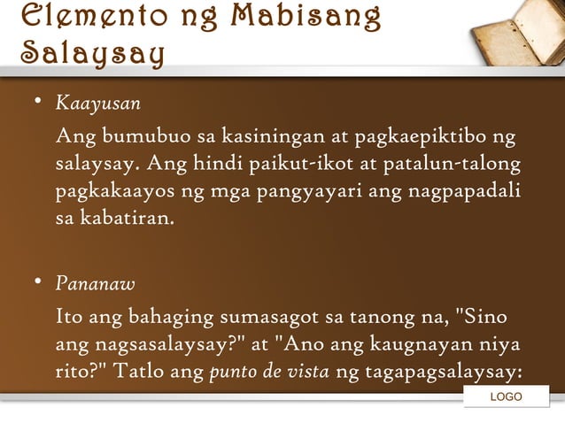 Filipino: Pagsasalaysay | PPT