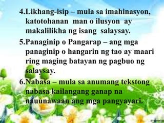 Pagsasalaysay | PPTX