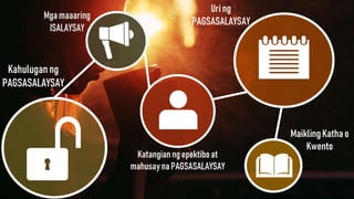 Pagsasalaysay | PPTX