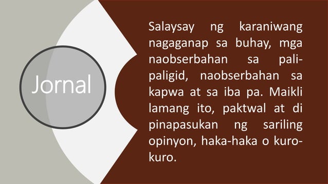 Pagsasalaysay | PPTX