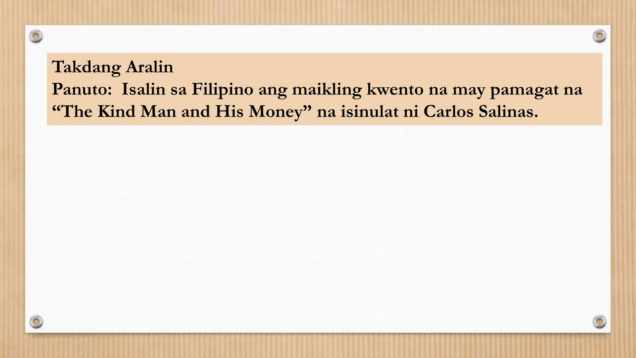 PAGSASALIN wika sa Asignaturang Filipino | PPTX