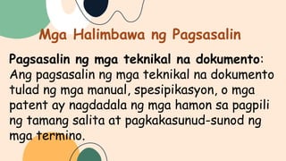 Pagsasalin-sa-Larangan-ng-Agham-at-Teknolohiya-at-Pagsasaling-Teknikal ...
