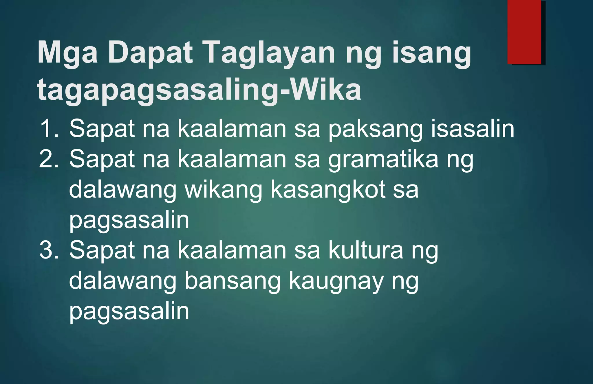 Filipino 10 - Pagsasaling-Wika | PPTX