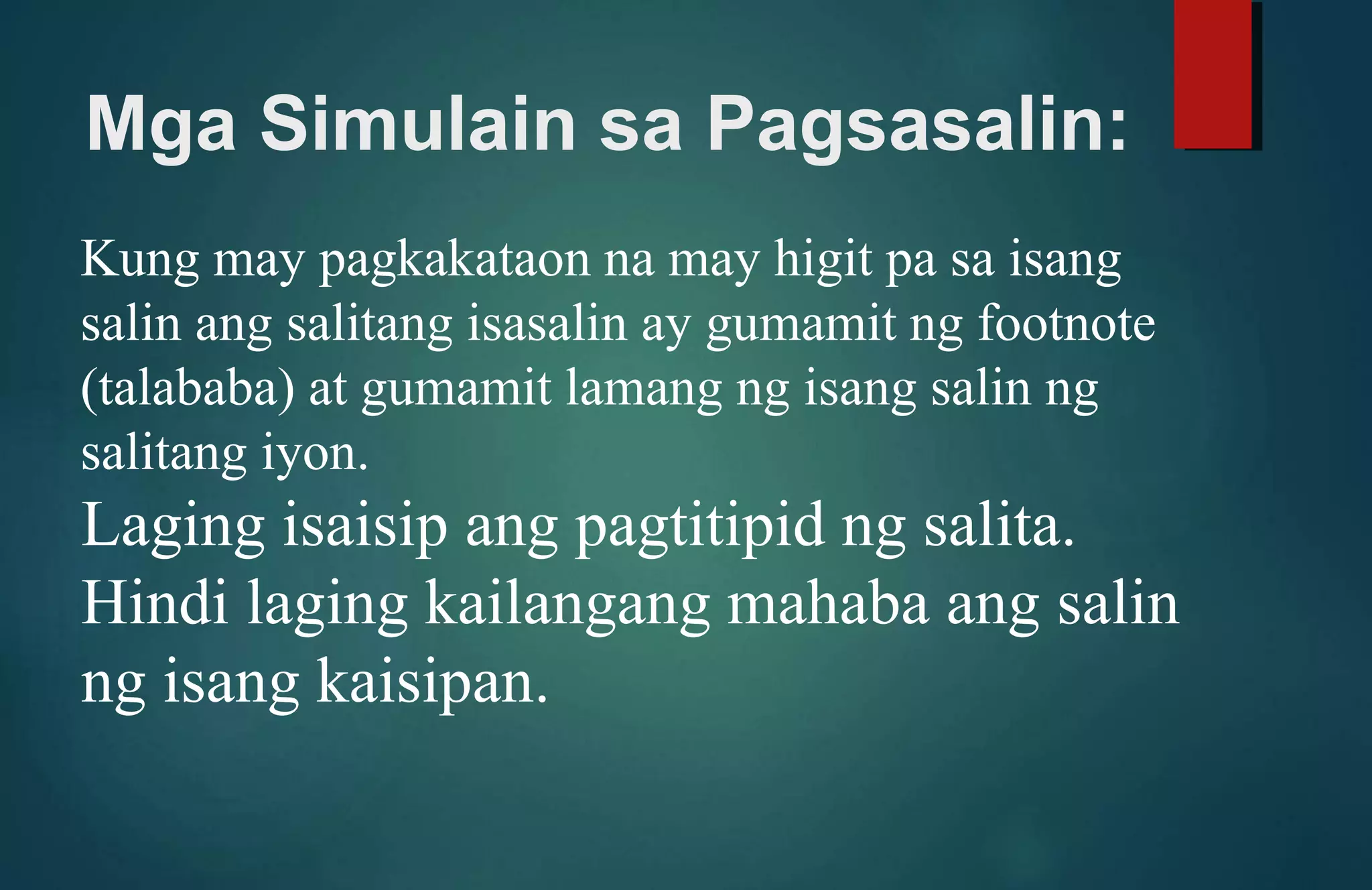 Filipino 10 - Pagsasaling-Wika | PPTX