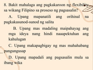 PAGSASALING-WIKA- kahulugan at Kahalagahan | PPTX