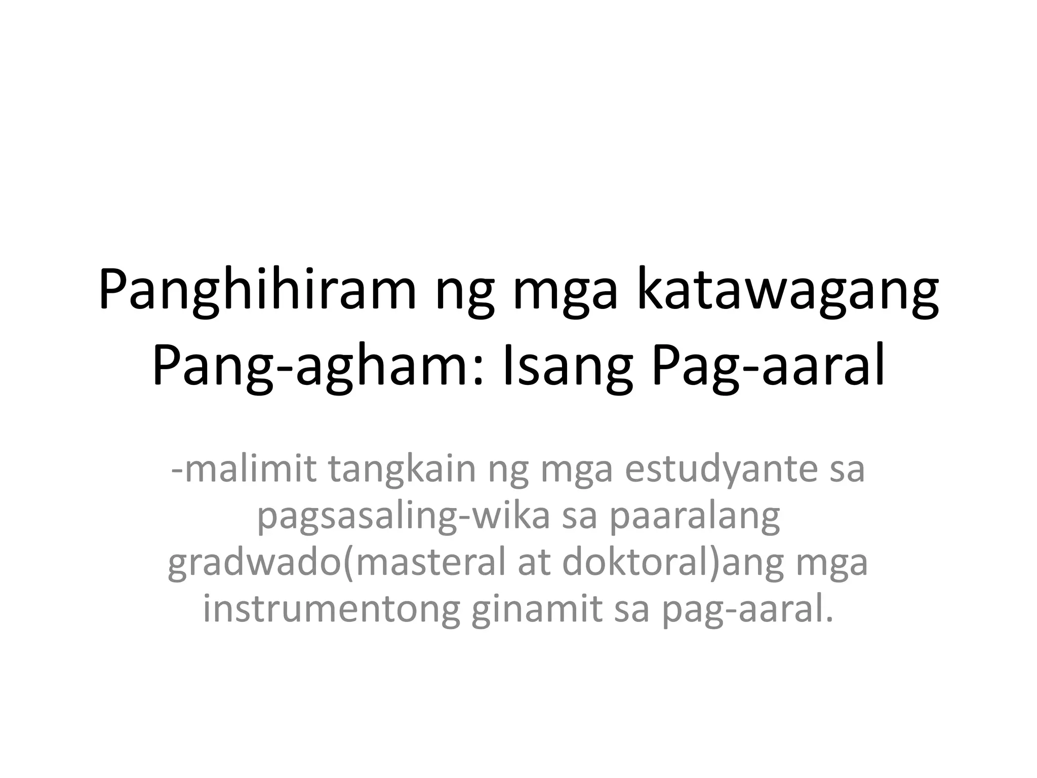 panghihiram ng mga katawagang pang-agham:pagsasaling-wika | PPTX