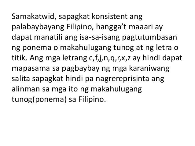 Sistema Ng Palabaybayan Nating Mga Pilipino | monating