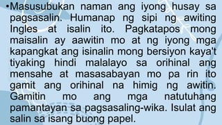 PAGSASALING - WIKA 3rd quarter Fil 10.pptx