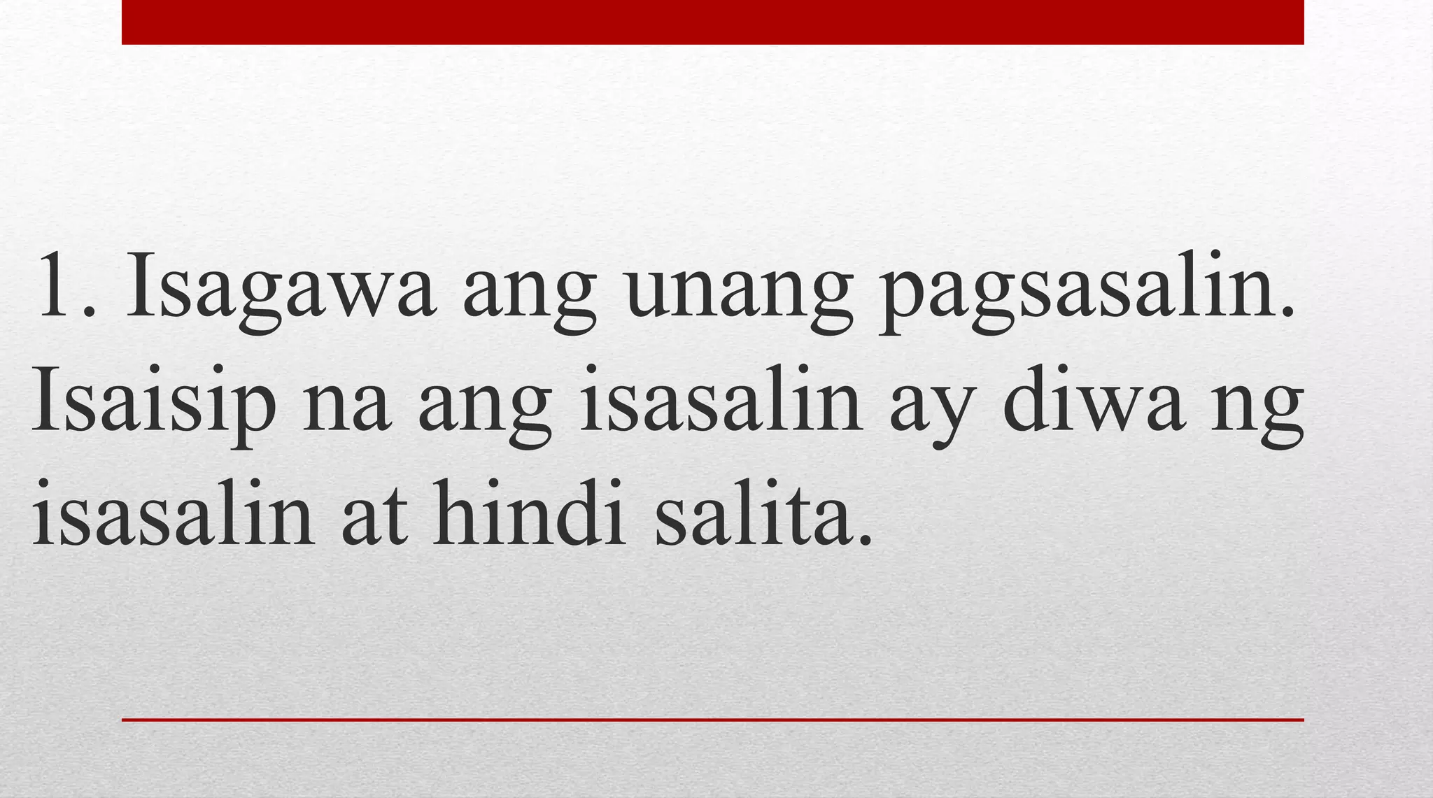 Pagsasaling - wika | PPTX