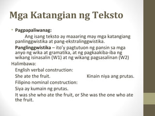 Pagsasaling Wika - Filipino 3 | PPT