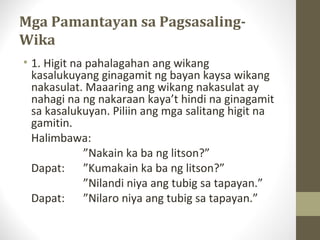 Pagsasaling Wika - Filipino 3 | PPT