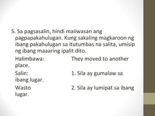 Pagsasaling Wika - Filipino 3 | PPT
