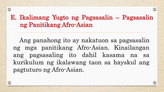 Pagsasaling wika ppt | PPTX