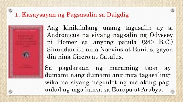 Pagsasaling wika ppt | PPTX