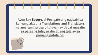 Pagsasalin ng Tula | PPTX