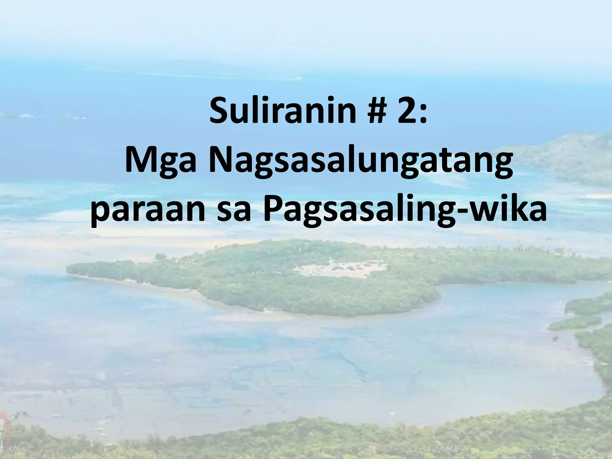 Pagsasalin report | PPTX