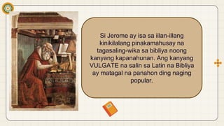 Pagsasalin sa bibliya report ng bibliya.pptx