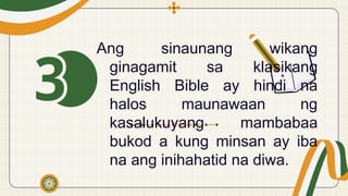 Pagsasalin sa bibliya report ng bibliya.pptx