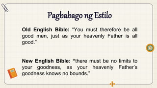Pagsasalin sa bibliya report ng bibliya.pptx