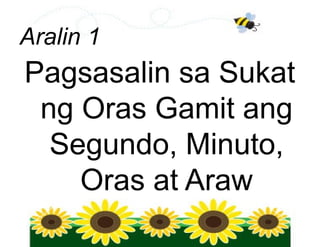 pagsasalin sa oras gamit ang minuto.pptx