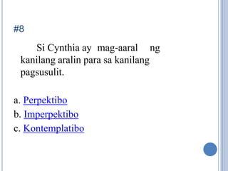 Pagsasanay | PPTX