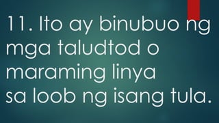 pagsasanay tungkol ito sa akdang pampanitikang tula.pptx