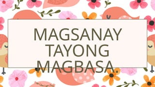 Pagsasanay sa Pagbabasa sa Filipino Grade 1.pptx