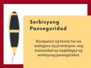 PAGSASANAY SA PAGBASA Mga serbisyo ng Komunidad grade 2 at mga ...