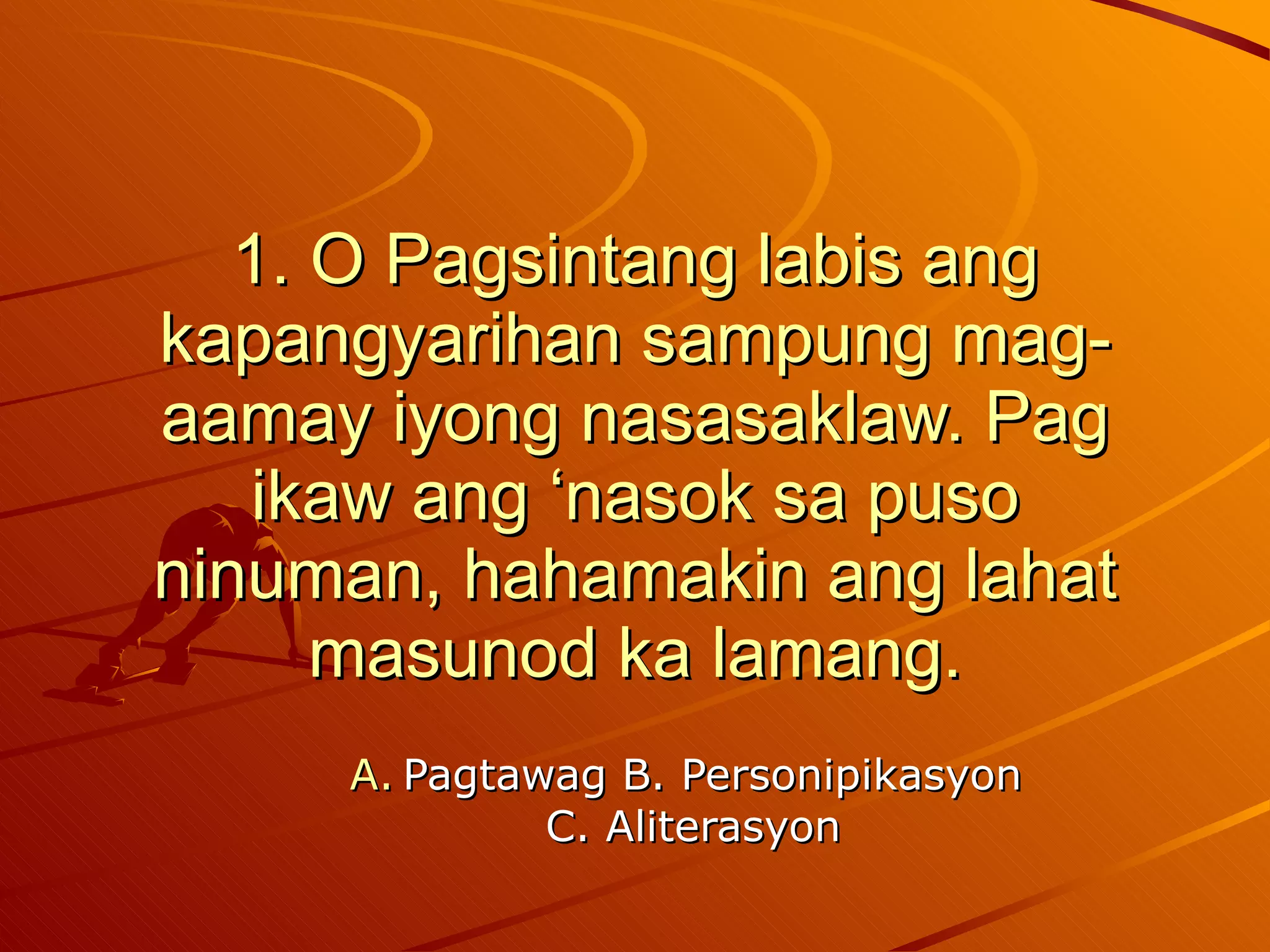 Pagsasanay sa tayutay | PPT