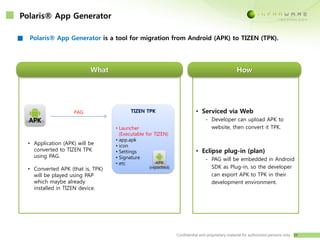 Android to TIZEN conversion service | PDF