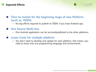 Android to TIZEN conversion service | PDF