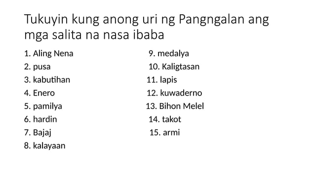 Pagsubok at pagsasanay sa Filipino -Grade 10.pptx