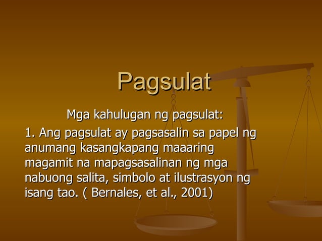 Pagsulat | PPT