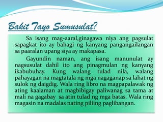 Pagsulat | PPTX