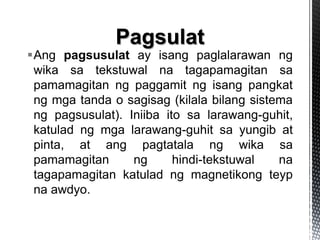 Pagsulat Filipino I | PPTX
