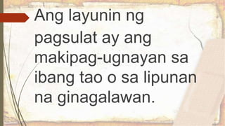 PAGSULAT ng akademikong sulatin.pptx...... | PPTX