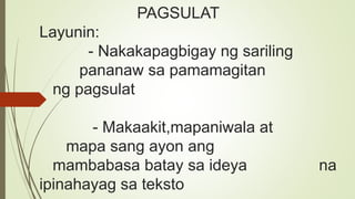 PAGSULAT ng akademikong sulatin.pptx...... | PPTX