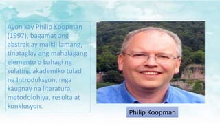 Pagsulat ng-abstrak-2 | PPTX