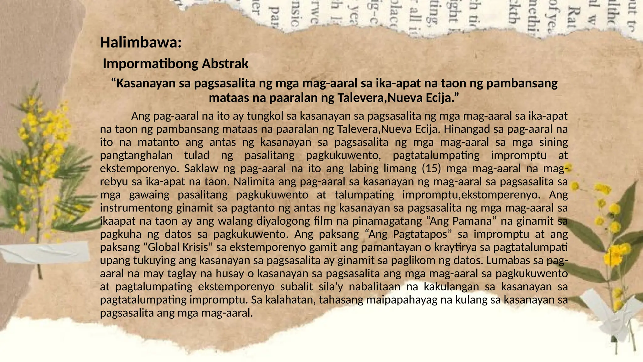 AKADEMIKONG SULATIN (PAGSUSULAT NG ABSTRAK) | PPTX