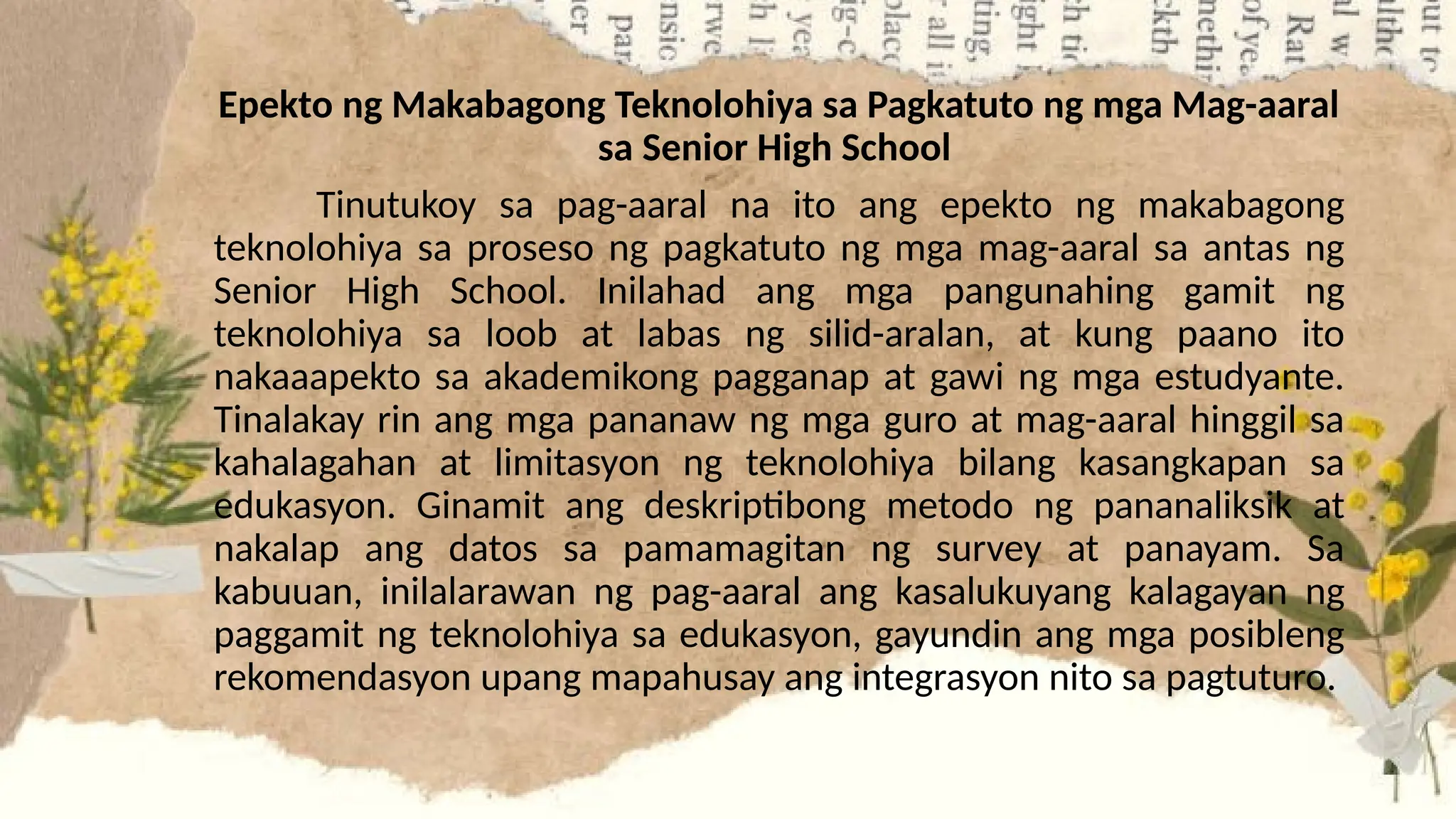 AKADEMIKONG SULATIN (PAGSUSULAT NG ABSTRAK) | PPTX