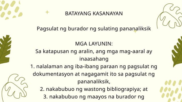Pagsulat-ng-Butador.pptx OLIVEROS, KRIZA ERIN | PPTX