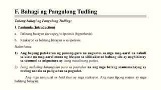 PARAAN NG PAGSULAT NG PANGULONG TUDLING O EDITORIAL | PPTX