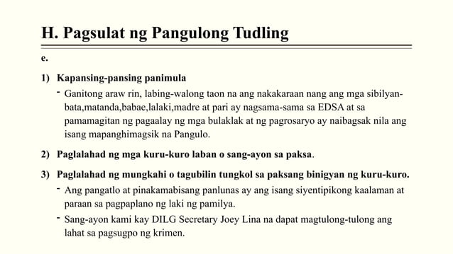 PARAAN NG PAGSULAT NG PANGULONG TUDLING O EDITORIAL | PPTX