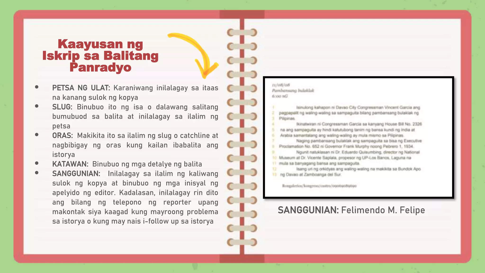 PAGSULAT NG PANRADYONG ISKRIP AT PAGWAWASTO AT PAG-UULO NG BALITA | PPTX