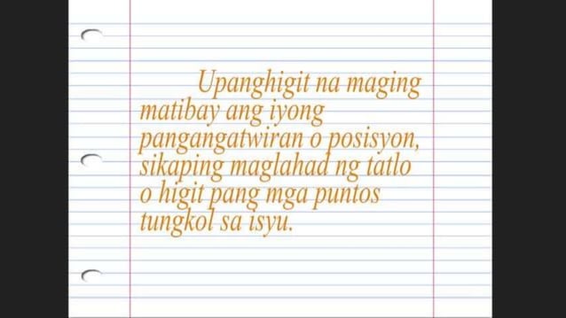 PAGSULAT-NG-POSISYONG-PAPEL. GRADE 12 2023 | PPTX