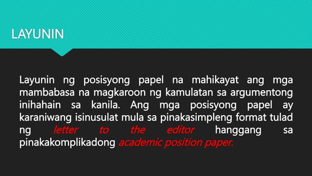 PAGSULAT-NG-POSISYONG-PAPEL. GRADE 12 2023 | PPTX
