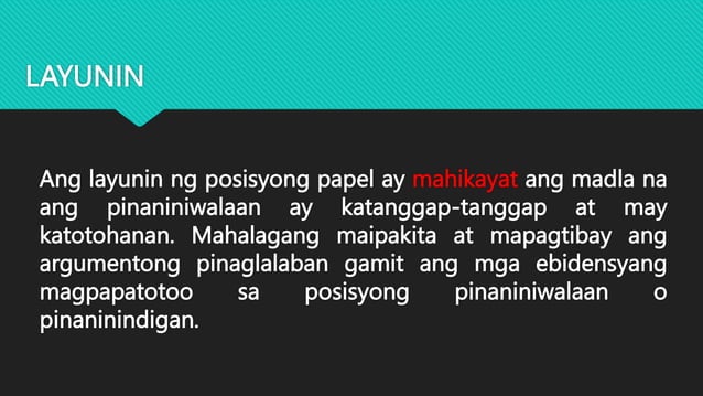 PAGSULAT-NG-POSISYONG-PAPEL. GRADE 12 2023 | PPTX