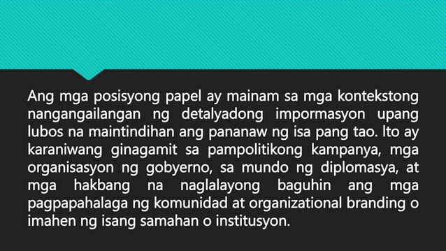 PAGSULAT-NG-POSISYONG-PAPEL. GRADE 12 2023 | PPTX