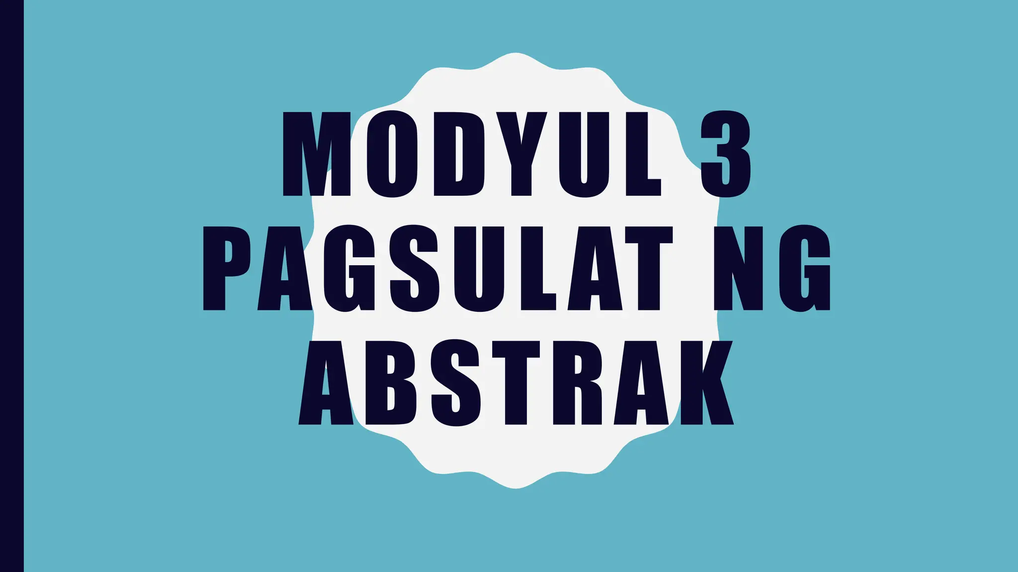 Pagsulat ng Abstrak at Bionote (Filipino sa Piling Larangan) | PPTX